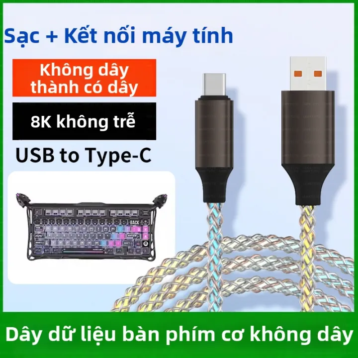 YC2 | Bàn Phím Đèn LED RGB Dây Cáp USB Type C | Lazada.vn