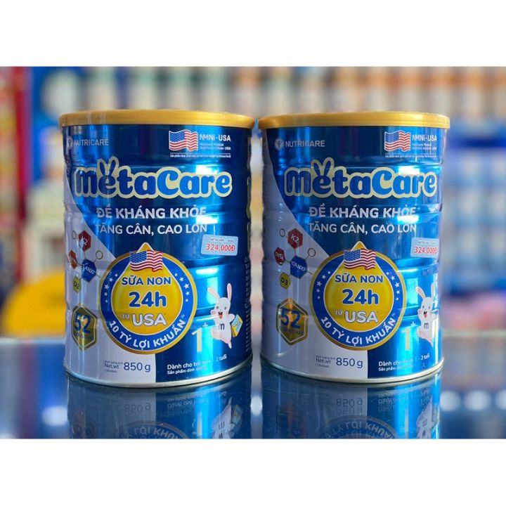 Sữa Metacare Grow 1+ 850G Tăng Chiều Cao Miễn Dịch Khỏe Mạnh Phát Triển Não Bộ | Lazada.vn