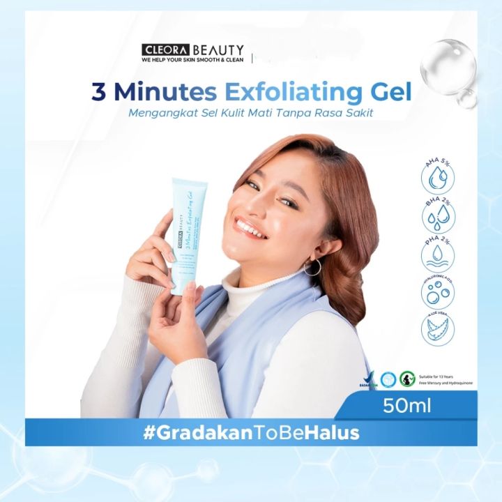 Cleora Beauty 3 Minutes Exfoliating Gel | Lazada Indonesia