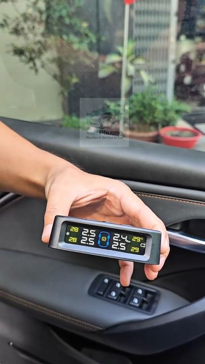 Cảm Biến Áp Suất Lốp Ô Tô TPMS Phiên Bản QUỐC TẾ Màn Hình Màu dùng Năng ...