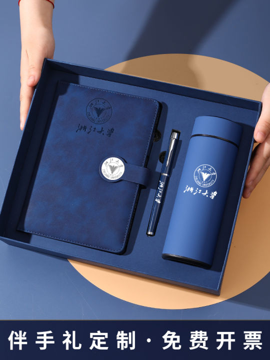 Teacher's Day Gift High-end Notebook Set with Thermal Water Cup And Pen ...