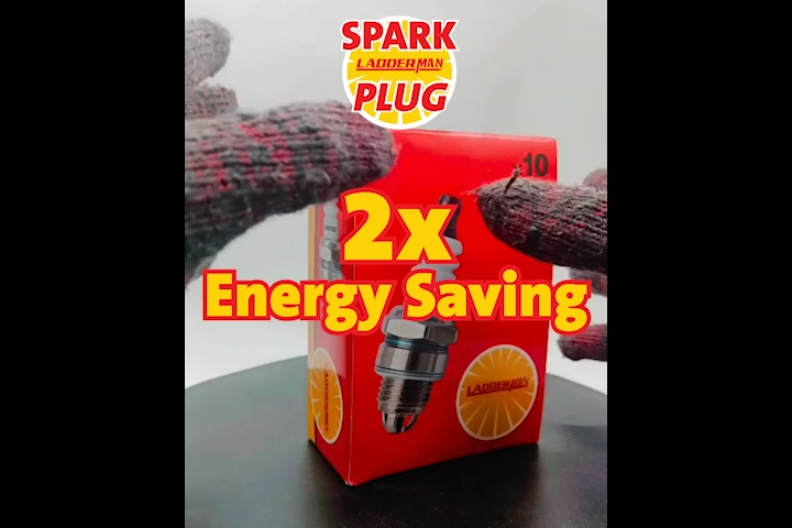 10PCS LADDERMAN Spark Plug 3-Sided Mesin Rumput Grass Cutter Motor ...