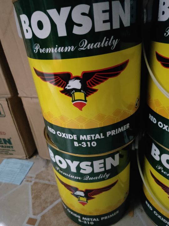 BOYSEN RED OXIDE METAR PRAMER GALON | Lazada PH