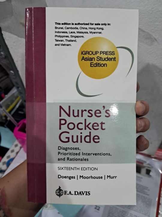 Nurses Pocket Guide Nanda 16th edition ONHAND | Lazada PH