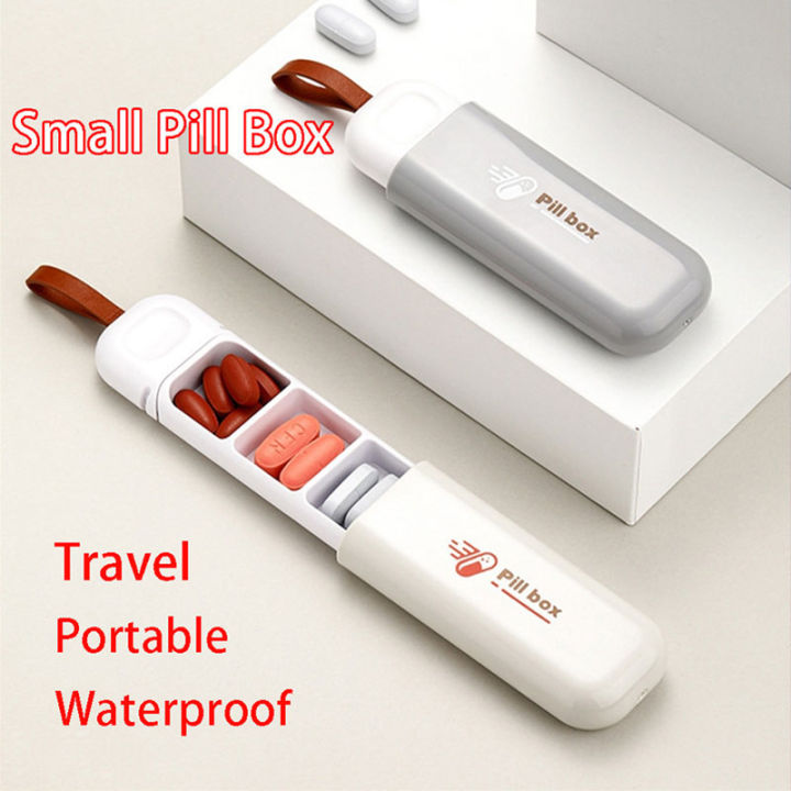 Small Pill Box Portable Mini Tablet Dispensing Box Waterproof And ...