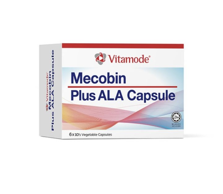 Vitamode Mecobin Plus ALA Vegetable Capsules 60's EXP 04/27 | Lazada