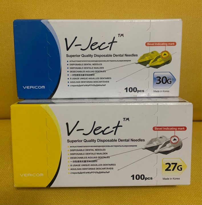 V-Ject Disposable Dental Needles 30g and 27g | Lazada PH