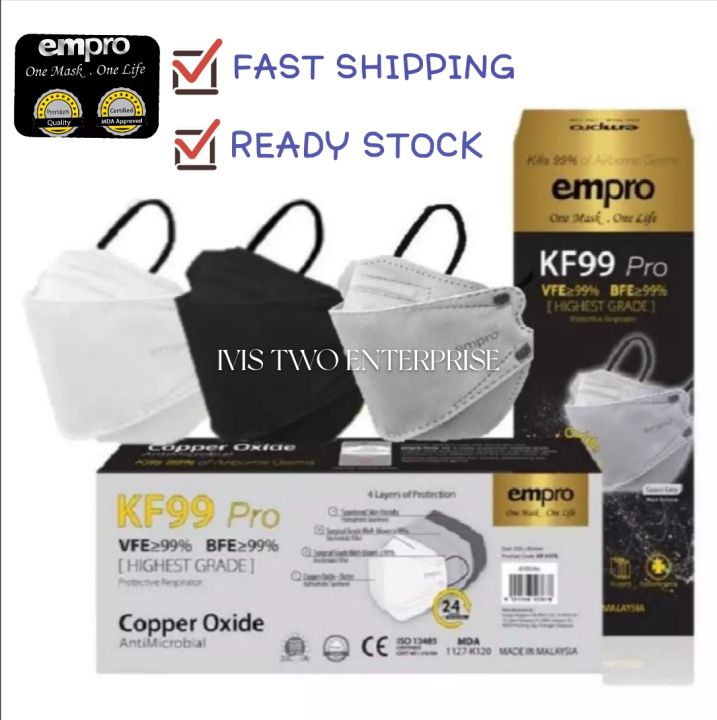 🔥READY STOCK🔥EMPRO RESPIRATOR KF99 PRO COPPER OXIDE ANTIMICROBIAL FACE ...