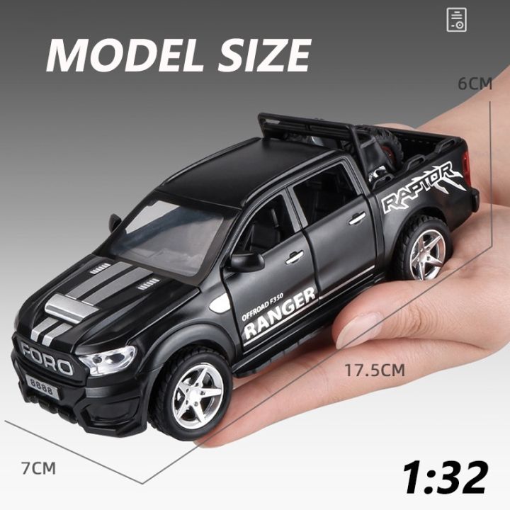 LEO 1:32 Raptor F350 Pickup Metal Diecast Alloy Toys Cars Models Trucks ...