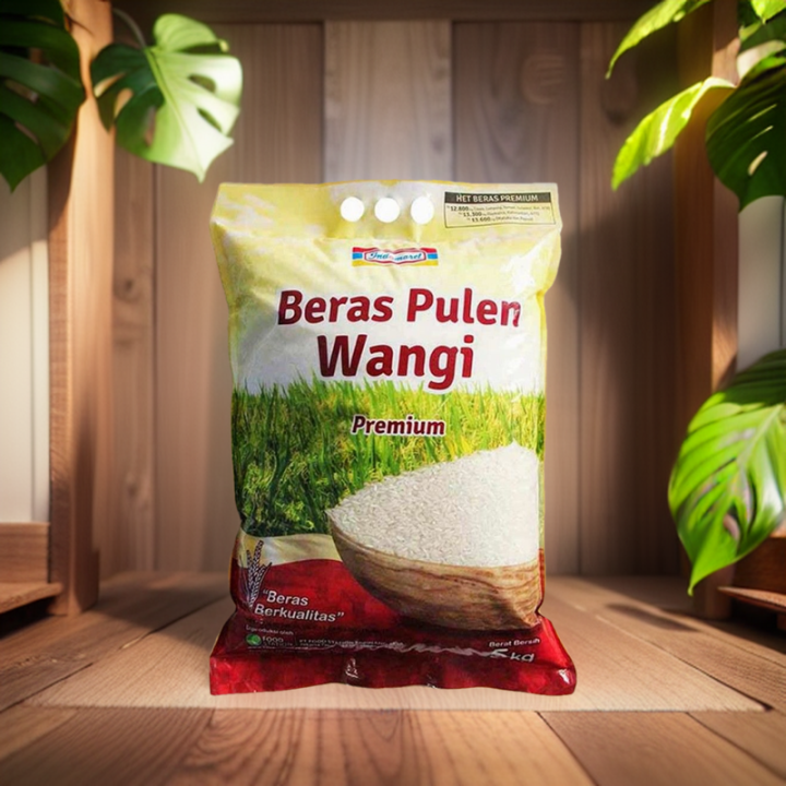Beras Pulen Wangi Indomaret 5kg | Lazada Indonesia