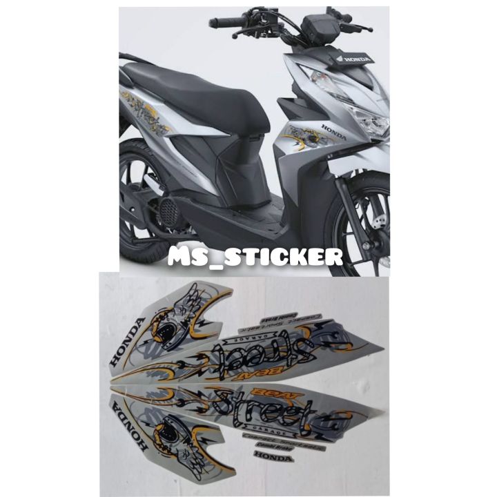 Sticker Striping Beat Street Silver 2020 2021 | Lazada Indonesia