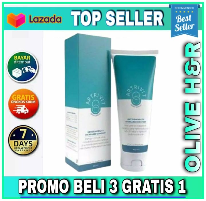 Cream Artrivit Asli 100% Original Obat Herbal Nyeri Sendi Lutut Tulang ...
