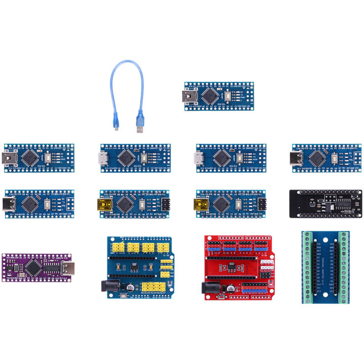 For Arduino Nano 3.0 Atmega328 Controller Compatible Board CH340 Chip Development Board Module ...