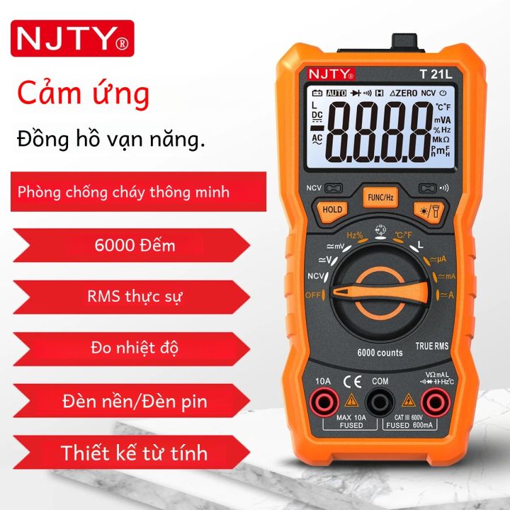 NJTY T21L Máy Đo Điện Cảm Đa Năng Kỹ Thuật Số 600μH-60H Chu Kỳ Hoạt ...