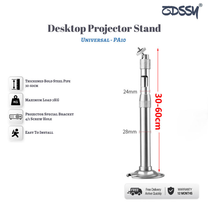 ZDSSY PA10 20-40cm/30-60cm/40-80cm Adjustable LCD DLP Mini Projector ...
