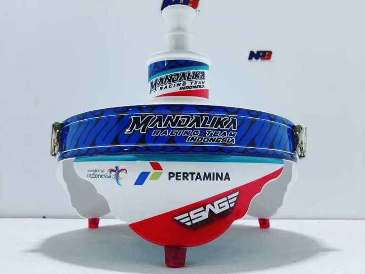 Tebok sangkar lb pvc tebal motif mandalika pertamina | Lazada Indonesia