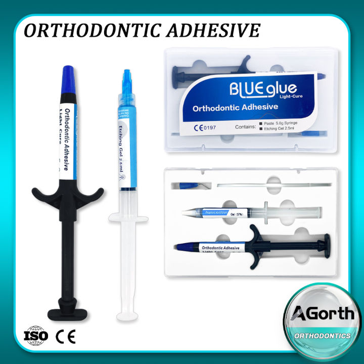 Dental Orthodontic Light Cure Blue Glue Standard Kit Oral Adhesive ...