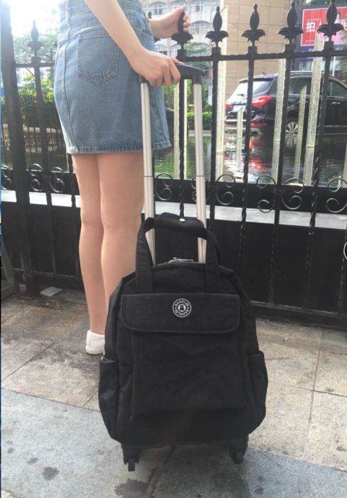 Mini Can Be Pulled Can Be Lifted Can Be Pushed Travel Bag Excursion Bag ...