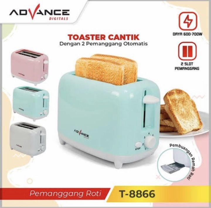 Advance Toaster / Pemanggang Roti T-8866 | Lazada Indonesia