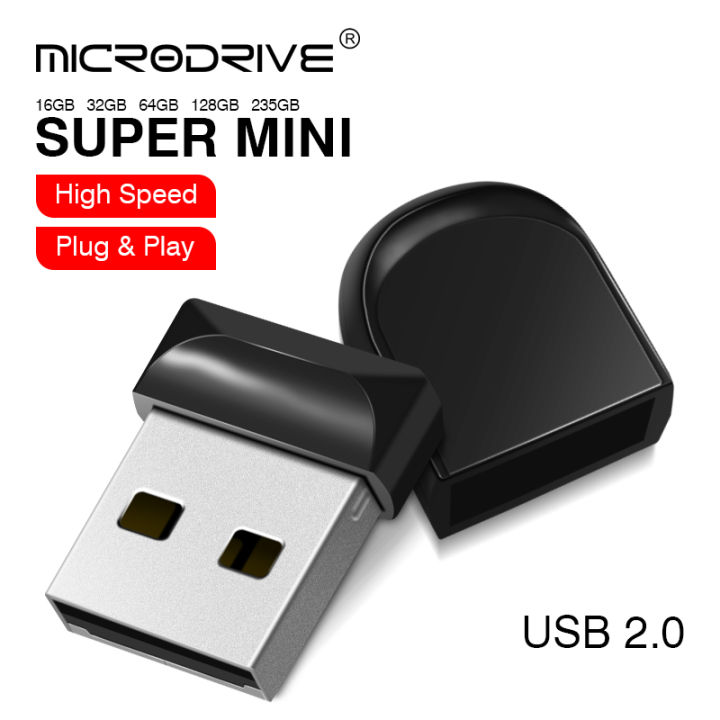 MicroDrive Super Mini USB Flash Drive Waterproof Pendrive 128GB 64GB 32GB 16GB 8GB Real Capacity ...
