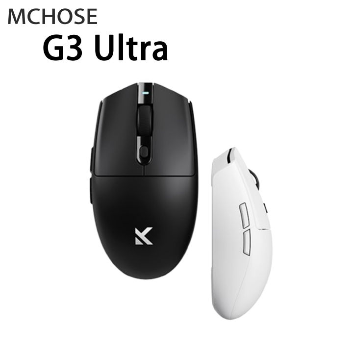 MCHOSE G3 Ultra Wireless Gaming Mouse 8K Polling Rate PAW 3395 Optical ...