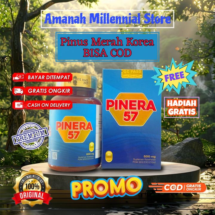 PINERA 57 ORIGINAL 100% PROMO 2 BOX OBAT JANTUNG KOLESTEROL HIPERTENSI ...