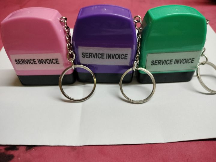 service invoice 1.2inches self ink personalized | Lazada PH