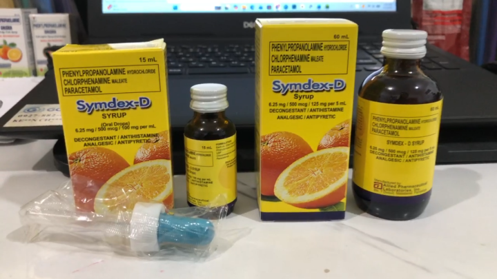 SYMDEX-D SYRUP 60mL / 15mL Drops [100% FDA Approved] | Lazada Philippines