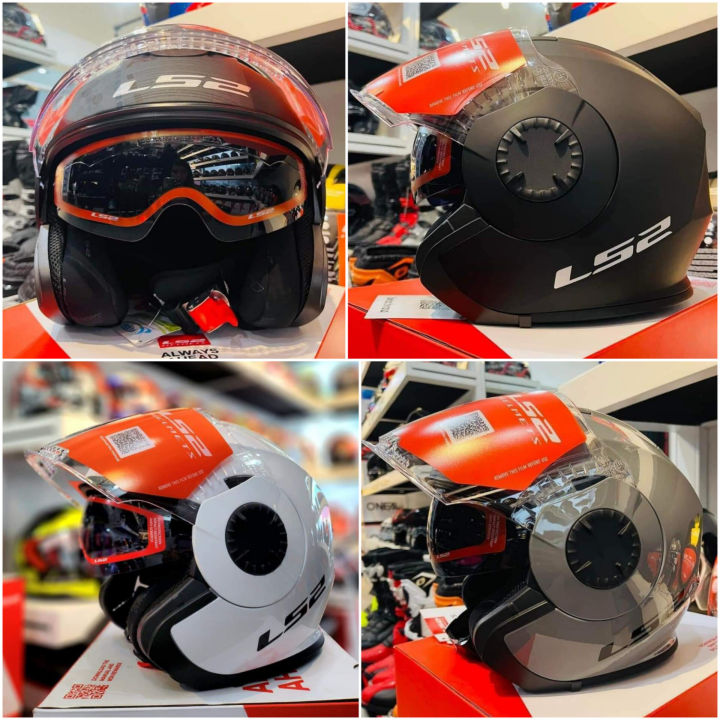 LS2 VERSO HALF FACE DUAL VISOR | Lazada PH