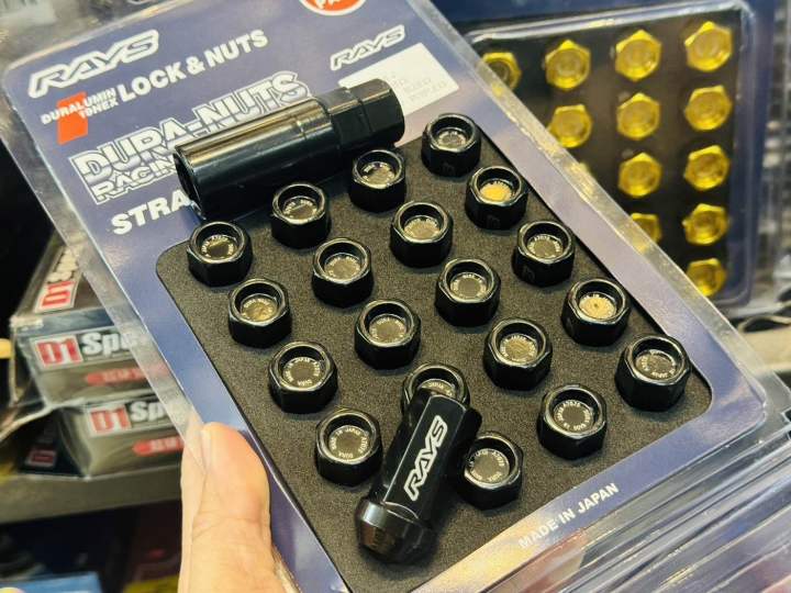 น็อตล้อ Rays เหล็ก แข็ง 1.5 1.25 Bolt wheel hyper lug nut dura nut rays ...