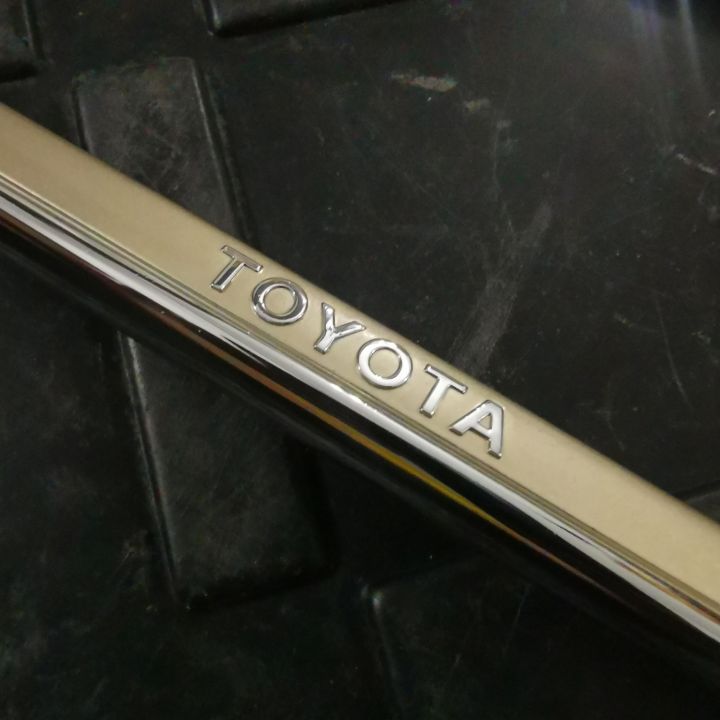 Genuine Toyota Plate Number Frame - Prestige Type (Gold) | Lazada
