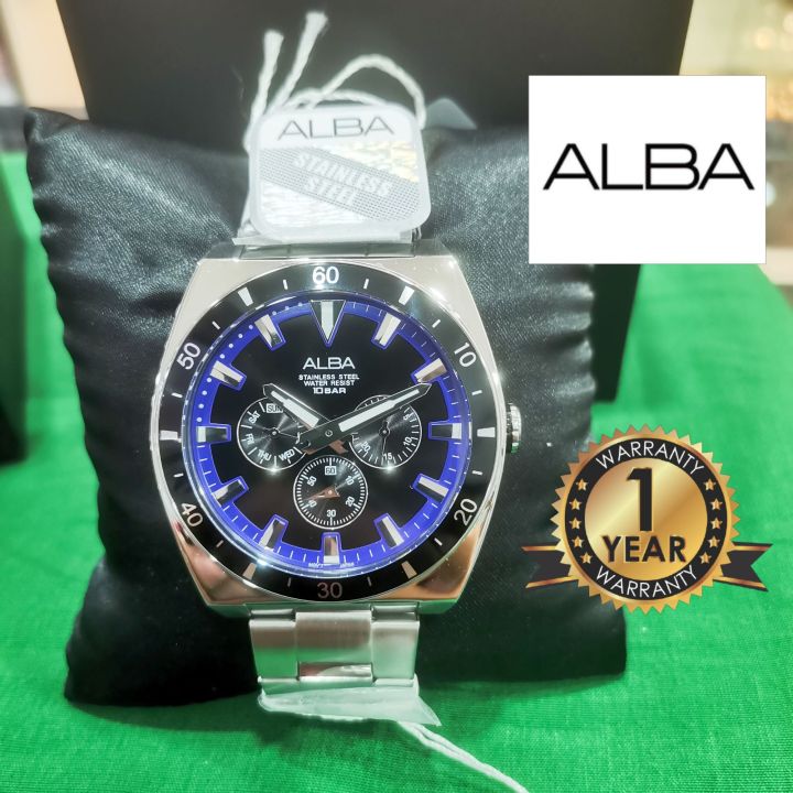 Original Alba Men Multifunction stainless steel watch | Lazada