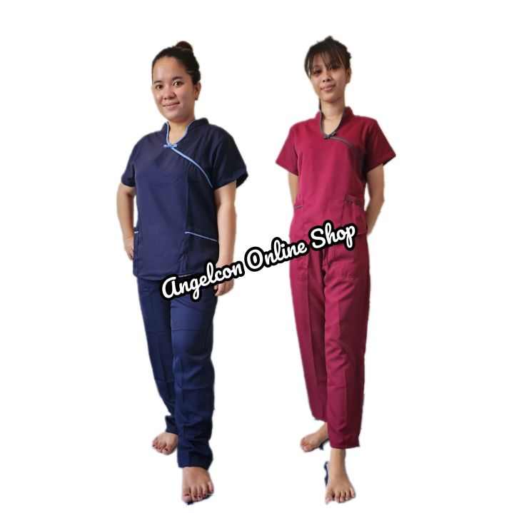 Chinese Collar With Piping Pitch twill Cloth For Women | Lazada PH