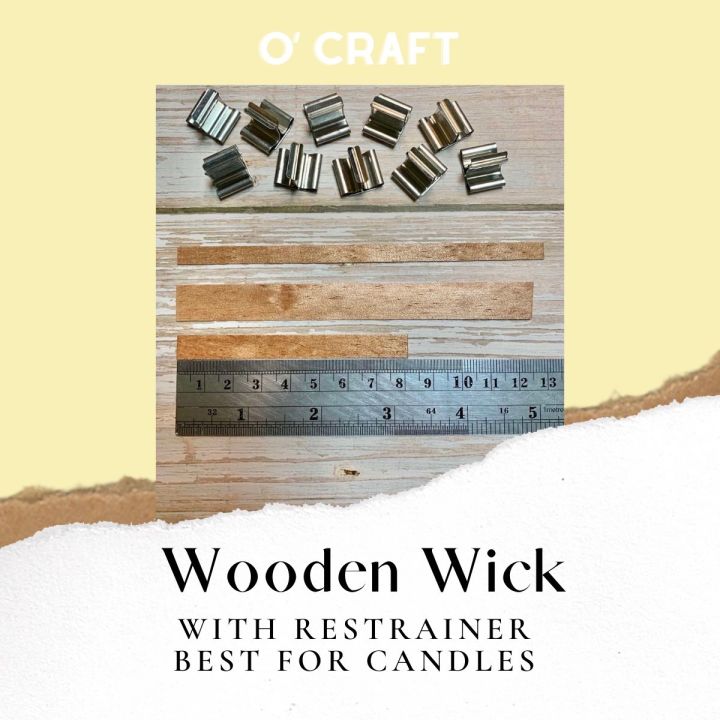 Wooden Wick with Restrainer (10 per pack) | Lazada PH