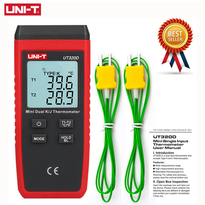 【Ready Stock】UNI-T Mini Contact Type Thermometer; UT320A/UT320D ...
