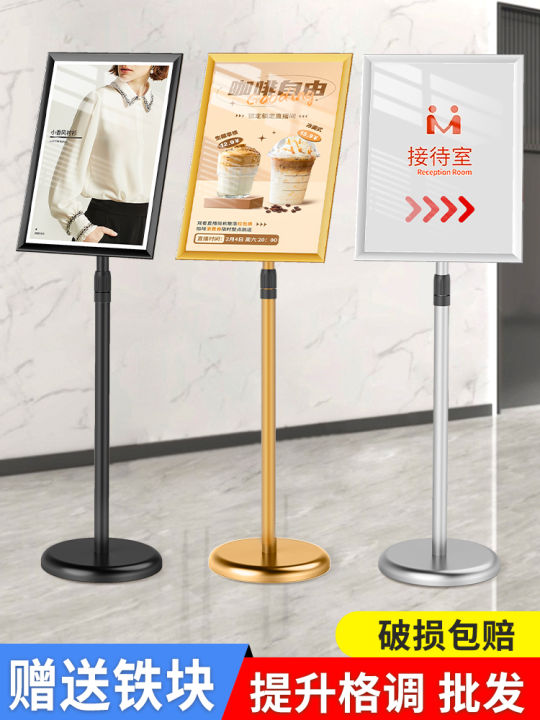 Stainless Steel A4 Vertical Water Sign Stand Advertising Board Bracket ...