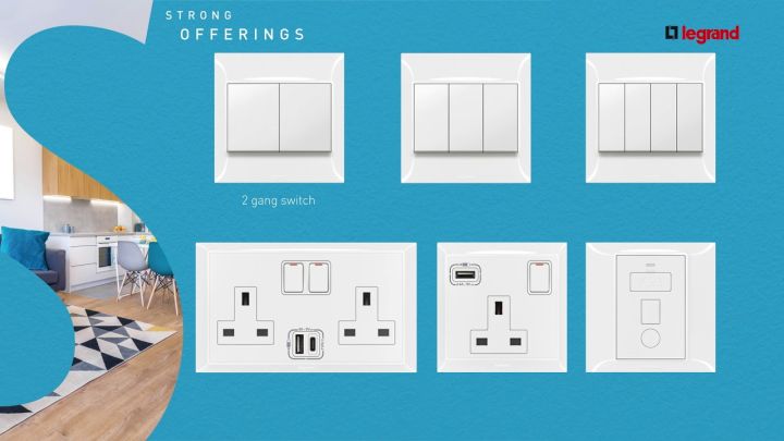 Ổ cắm mạng đôi CAT.6 RJ45 | Legrand 617692 | Lazada.vn