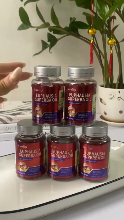 Supports Brain and Heart Health Sunlip Euphausia Superba Oil Pure ...