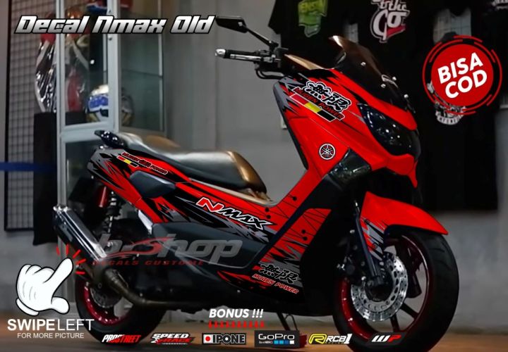 stiker decal motor nmax old motif mugen power stiker full body | Lazada ...