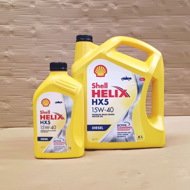 น้ำมันเครื่องดีเซล Shell HELIX HX5 15W-40 Diesel Premium-Multi Grade ...