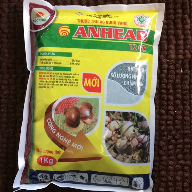 Bả mồi trừ ốc bưu vàng ANHEAD 120GR 1kg | Lazada.vn