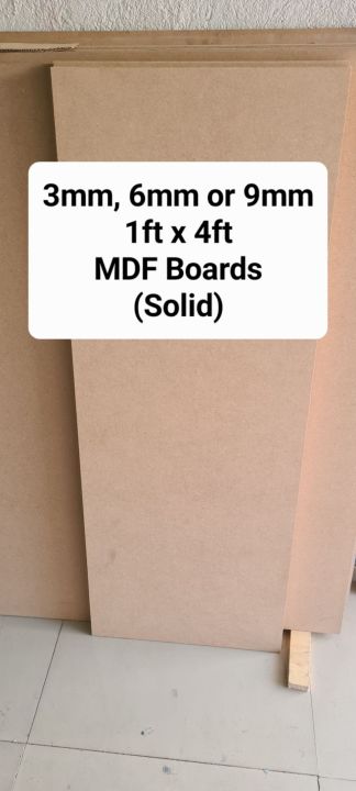 MDF Boards (Solid) 1ft x 4ft | Lazada PH
