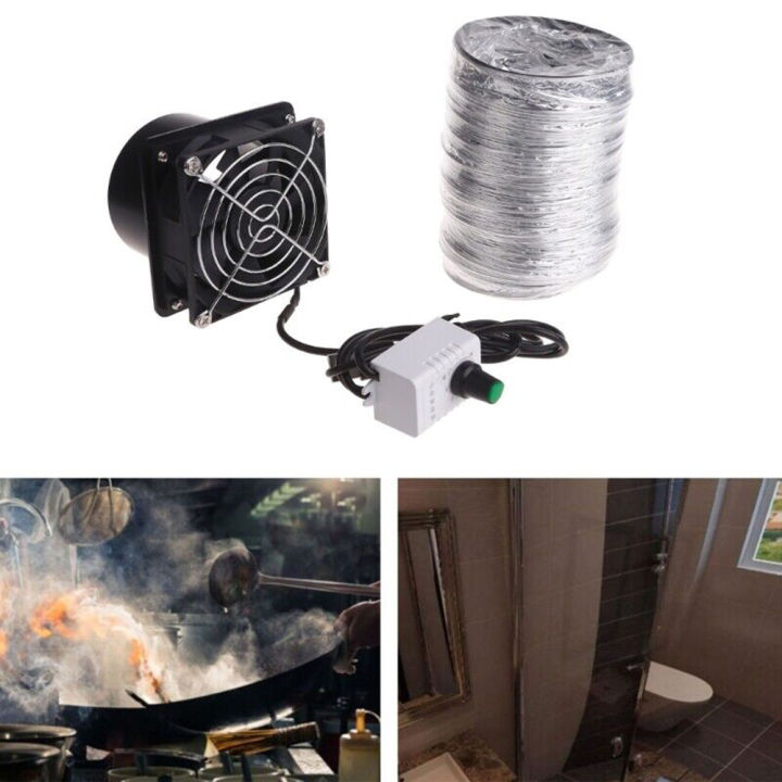 Smoke Absorber Fume Extractor Fan Pipe Duct Exhuast Fan 8x8 Cm USB ...