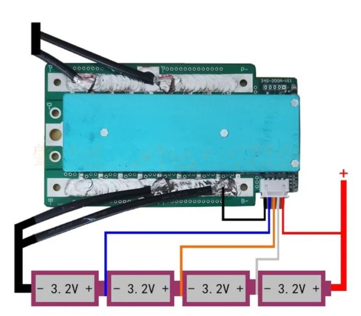 BMS 4S 12v 100A untuk Starter ( Lifepo4 3.2v ) | Lazada Indonesia