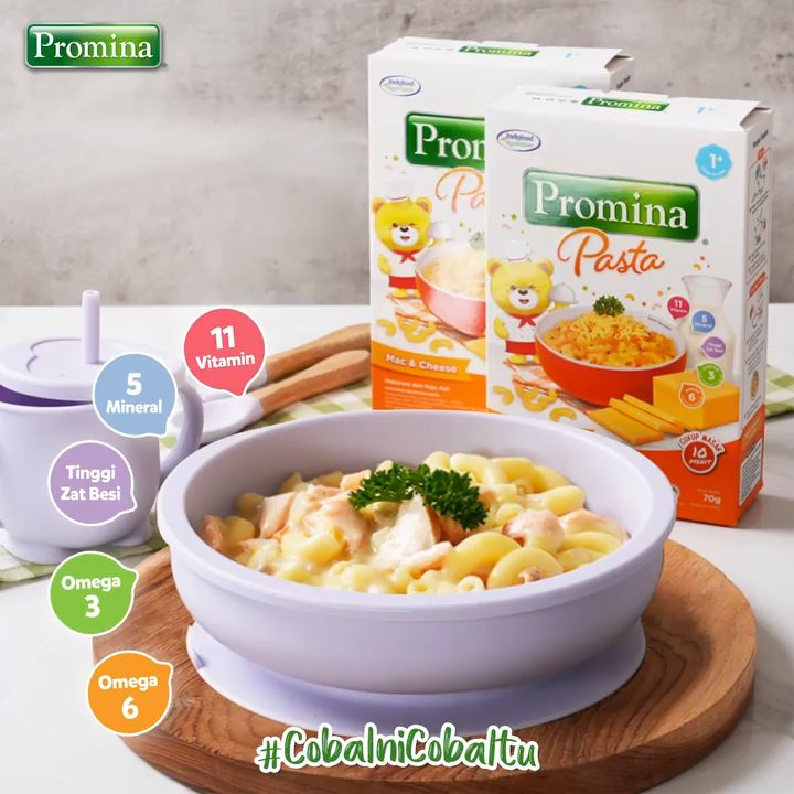 Promina Pasta Series / Mac n Cheese Usia 1+ / Pasta Creamy Chicken ...