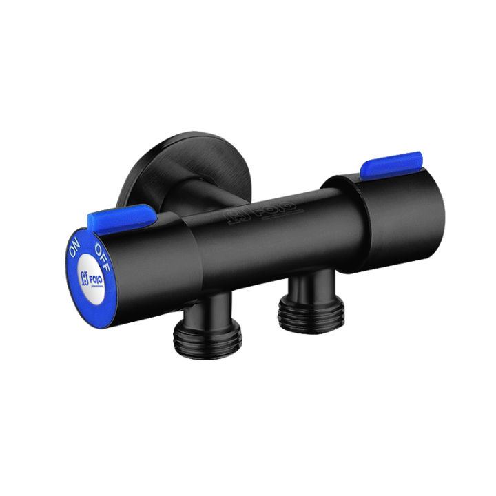 【DR】Stainless Steel 304 1/2 Angle Valve One Into Two Out Three-way ...