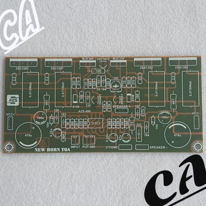 PCB DRIVER POWER AMPLIFIER NEW HORN TOA IWAN KAMIL | Lazada Indonesia