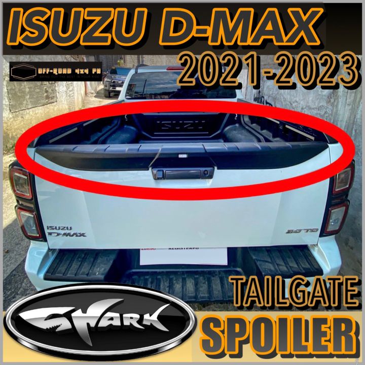 ISUZU DMAX 2021-2023 SHARK TAILGATE SPOILER | Lazada PH