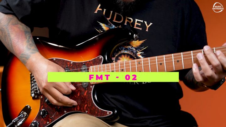 Kazuki First Motive FMT-02 Retro Sunburst Elegance กีตาร์ไฟฟ้า FMT02 Roasted Maple Strat ...