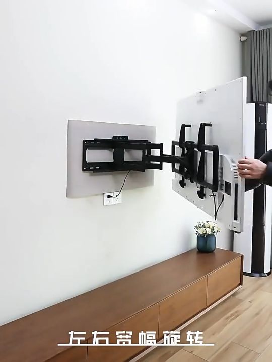 TV Bracket 40-86 Inch Rotating Telescopic Wall Mount Tilt TV Wall ...